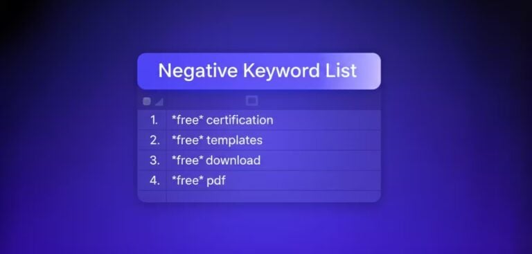 How to Build a Negative Keyword List: The Definitive Guide 🔤